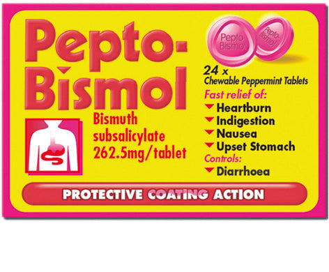 Pepto-Bismol 262.5mg tablet – 365pharmacist