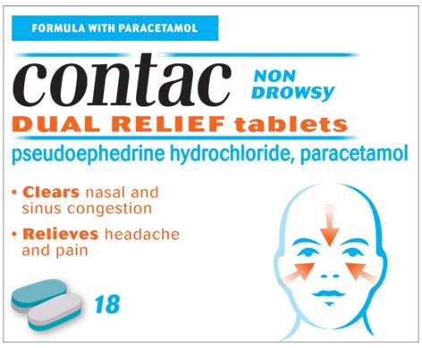 Contac Non Drowsy Dual Relief Tablets – 365pharmacist