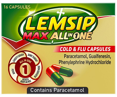 Lemsip Max All In One Cold & Flu Capsules – 365pharmacist
