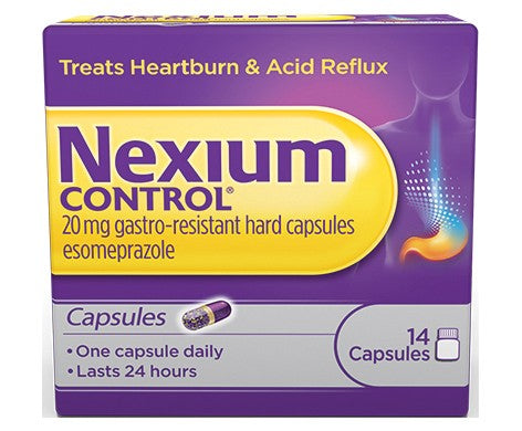 Nexium Control 20mg Gastro-Resistant Hard Capsules – 365pharmacist